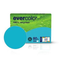 Clairefontaine Kopierpapier EVERCOLOR, farbig, DIN A4, 80 g/m&sup2;, dunkelblau, 500 Blatt