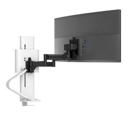 Monitorarm Ergotron TRACE, f&uuml;r 1 Display bis 38&Prime; & bis 9,8 kg, h&ouml;hen-/tiefenverstellbar, schwenk-/dreh-/neigbar, mit Tischklemme, wei&szlig;