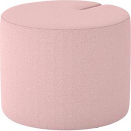 Nowy Styl NowyStyl Sitzpouf Tri.Ply S, modular, Blazer-Stoff, &oslash; 55 cm, rosa