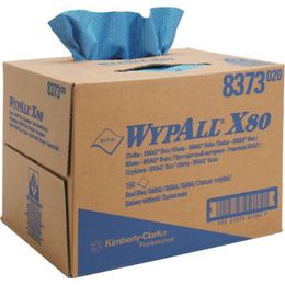 Wypall* Wischtuch X-80, aus Hydroknitmaterial, 160 T&uuml;cher, 1-lagig, stahlblau