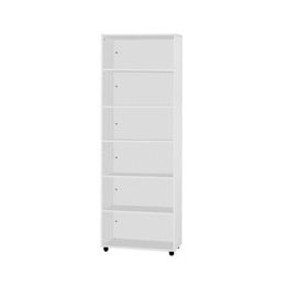 Sch&auml;fer Shop Sch&auml;fer Shop Select Regal, B 800 x T 420 x H 2240 mm, 6 OH & 5 Fachb&ouml;den, lichtgrau