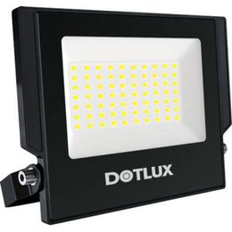 Dotlux LED-Strahler FLOOReco 50 W, 4000 K, IP66, schwarz