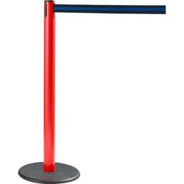RS-GUIDESYSTEMS&reg; Gurtpfosten GLA 28, rot, Gurt schwarz/blau