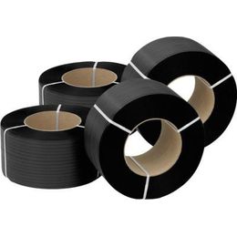 Polypropylen-Umreifungsband, gewaffelt, gepr&auml;gt, B 12,7 mm x 2800 m (4 Rollen)