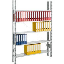 Sch&auml;fer Shop SSI Sch&auml;fer Archivregal, Anbaufeld, 7 B&ouml;den, B 995 x T 600 mm, verzinkt