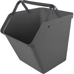 Transportbox Sunware&reg; Sigma Home, Volumen 60 l, klappbare Handgriffe, L 493 x B 388 x H 448 mm, Recycling-Polypropylen, anthrazit