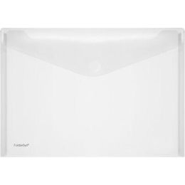 Foldersys Dokumententasche, DIN A4 quer, Klettverschluss, PP, farblos