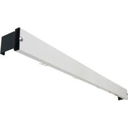 Hakenleiste f&uuml;r Umkleidebank-System, 1500 mm lang, Alu, anthrazit