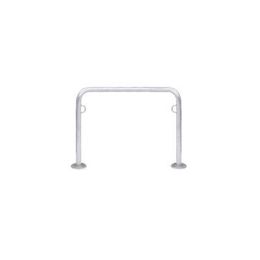 Anlehnb&uuml;gel WSM, 2-seitig, B 1000 x T 48 x H 800 mm, Stahl verzinkt, zum Aufd&uuml;beln