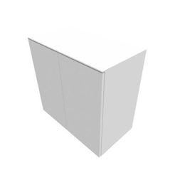 Fl&uuml;gelt&uuml;renschrank SOLUS PLAY, 2 Ordnerh&ouml;hen, grifflos, B 800 x T 440 x H 748 mm, wei&szlig;