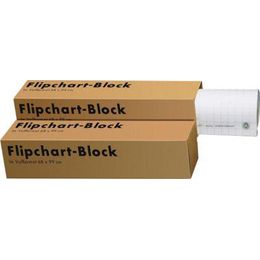 LANDR&Eacute; Landr&eacute; Flipchart-Block, 5 St&uuml;ck, aus 100% Recycling-Papier, kariert