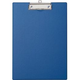Klemmbrett Maul Maulpoly, A4-Hochformat, Klemmweite 8 mm, aufh&auml;ngbar, L 320 x B 230 x H 13 mm, Karton/Polypropylen, recycelbar, blau