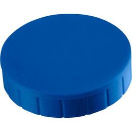 Maul Solidmagnete, &oslash; 20 x 7,5 mm, 10 St&uuml;ck, blau