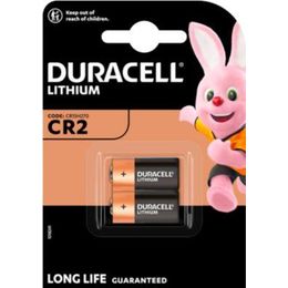 Batterie Duracell Lithium CR2, 2 St&uuml;ck, Duralock Power Preserve Technologie