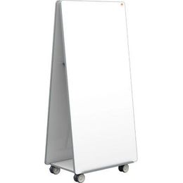 NOBO Move & Meet Mobile Whiteboard-System, doppelseitiges Whiteboard, 900 x 1800 mm, magnethaftend, fahrbar