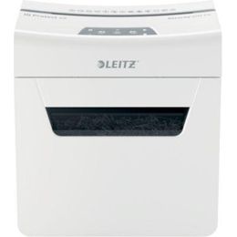 Leitz IQ 3M Protect Premium Aktenvernichter P5, Mikroschnitt 2 x 15 mm, 10 l, 3 Blatt Schnittleistung, Anti-Papierstau-Technologie, wei&szlig;