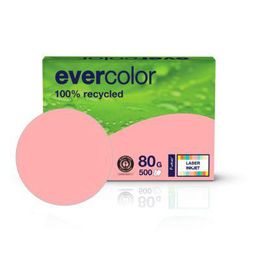 Clairefontaine Kopierpapier EVERCOLOR, farbig, DIN A4, 80 g/m&sup2;, rosa, 500 Blatt