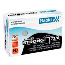 Rapid SuperStrong Heftklammern 73/6, heftet bis 15 Blatt, 5.000 St&uuml;ck