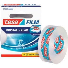 Tesa Film kristallklar, 33 m x 19 mm, 10 Rollen