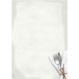 Motivpapier Sigel "Men&uuml; Speisen", A4, 90 g/m&sup2;, Besteck- und Servietten-Motiv, 50 Blatt