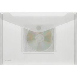 Foldersys Dokumententasche, DIN A4 quer, Klettverschluss, PP, CD-Fach