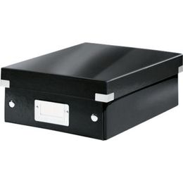 Leitz&reg; Organisationsbox Click + Store, klein, schwarz