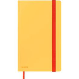 Notizbuch Leitz Cosy, DIN A5, kariert, 100 g/m&sup2; Papier, 80 Blatt, Hardcover, gelb