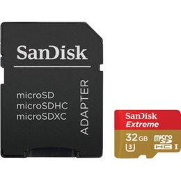 Sandisk Extreme micro SDHC, SDSDQXL-032G-G46A, 32 GB