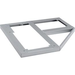 Sch&auml;fer Shop Sch&auml;fer Shop Genius Stahlsockel TETRIS WOOD, f&uuml;r Eckschrank B 800 mm, wei&szlig;aluminium