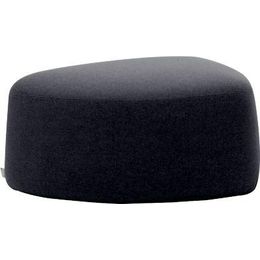 Polsterm&ouml;bel Leyform GOGO Pouf, mittel oval, B 980 x T 910 x H 440 mm, mit Gleitern, Stoffbezug, anthrazit