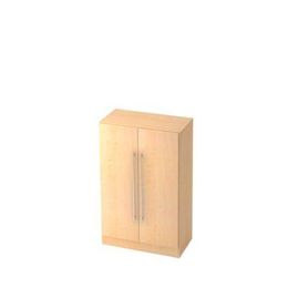 Fl&uuml;gelt&uuml;renschrank 3 OH, B 800 x T 420 x H 1270 mm, Ahorn-Dekor
