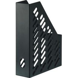 HAN Stehsammler KARMA, DIN A4/C4, 100% Recyclingmaterial, B 76 x T 246 x H 315 mm, H vorne: 148 mm, schwarz