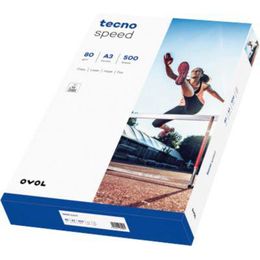 Kopierpapier tecno speed, DIN A3, 80 g/m&sup2;, wei&szlig;, 2500 Blatt