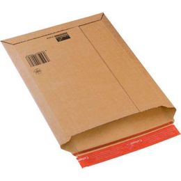 Versandtaschen Colompac, Wellpappe, haftklebend, recyclebar, 20 St&uuml;ck, B 250 x H 360 mm, braun