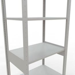 SCHULTE LAGERTECHNIK - Stecks.Grundr. mit L&auml;ngenriegel - 2500x 750x500 mmm, Typ 150 kg
