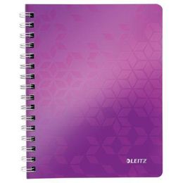 Leitz Notizbuch WOW 4641, DIN A5, kariert, violett