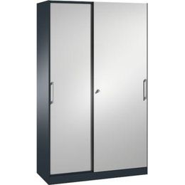 Schiebet&uuml;renschrank ASISTO C 3000, 5 Ordnerh&ouml;hen, abschlie&szlig;bar, Breite 1200 mm,