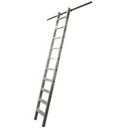 Krause Regalleiter, Aluminium, mit 1 Paar Einh&auml;ngehaken, 6 Stufen