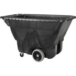 Kippmulde Rubbermaid Tilt Trucks, leichtere Lasten, B 1457 x T 682 x H 860 mm, Strukturschaum, schwarz