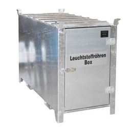 Leuchtstoffr&ouml;hrenbox Bauer SL 200, Stahlblech, unterfahrbar, abschlie&szlig;bar, T&uuml;r verzinkt, B 2100 x T 770 x H 1125 mm, verzinkt