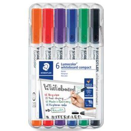 Staedtler Whiteboardmarker Lumocolor&reg;, 1-2 mm, 6er Set
