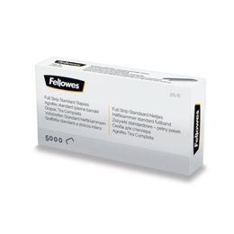 Heftklammern Fellowes&reg; Typ 26/6, Vollstreifen, gemei&szlig;elte Spitze, B 12,7 x T 107 x H 6 mm, silber, 5040 St&uuml;ck