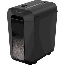 Aktenvernichter Fellowes&reg; Powershred LX 65, Partikelschnitt 4 x 40 mm, P-4, 22 l, 10 Blatt Schnittleistung, schwarz