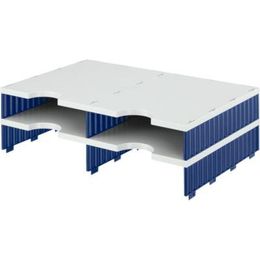 Styro&reg; Sortierstation Styrodoc Standard, DIN C4, Anbaueinheit, grau/blau