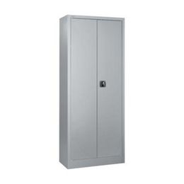 Sch&auml;fer Shop Sch&auml;fer Shop Pure Universalschrank, 5 OH, 4 Fachb&ouml;den, abschlie&szlig;bar, B 800 x T 400 x H 1935 mm, Stahl, wei&szlig;aluminium RAL 9006/wei&szlig;aluminium RAL 9006