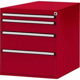 Manuflex Schubladen-Unterbau, f&uuml;r T 800 mm, rubinrot