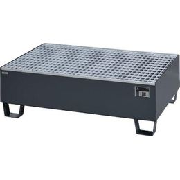Sch&auml;fer Shop Auffangwanne Sch&auml;fer Shop Pure 2/200, mit verzinktem Gitterrost, L 1200 x B 800 x H 365 mm, unterfahrbar, Stahl, anthrazit RAL 7016