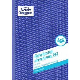 Avery Zweckform AVERY&reg; Zweckform Reisekostenabrechnung, Nr. 743