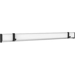 Multifunktionsklemmleiste Maulpro, inkl. 2 Multifunktionshaken, f&uuml;r Flipchartbl&ouml;cke ab 11 mm Lochung, B 42 x T 15 x L 500 mm, Aluminium