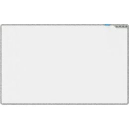 PLAYROOM Whiteboard PLAYBOARD, e3-emaillierter Stahl, wei&szlig;, Recycling-PET-Rahmen grau, B 750 x H 1180 mm